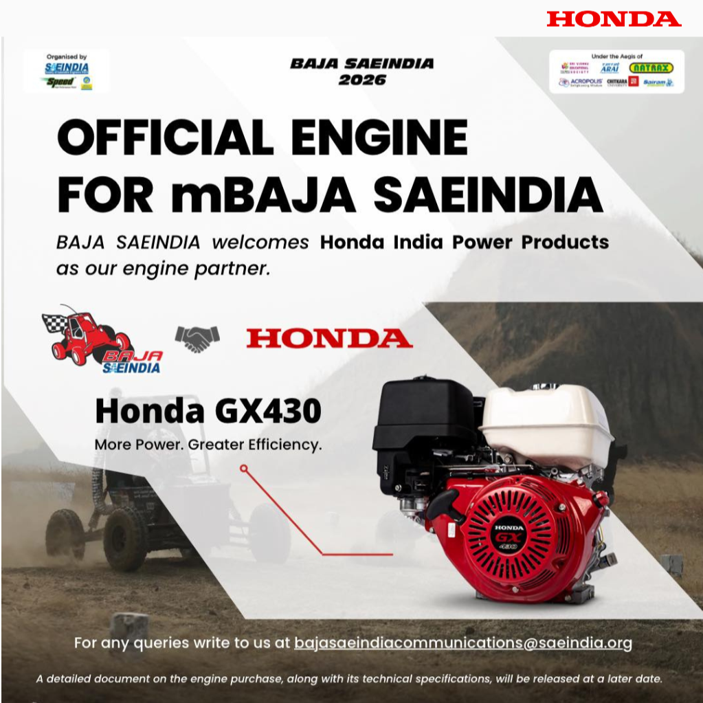Honda India Power Products pleased to share that BAJA SAEINDIA has ...